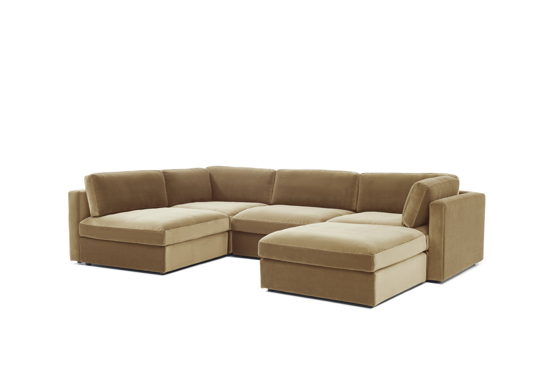 Bella L-Shape + Ottoman – Bellamia Collections